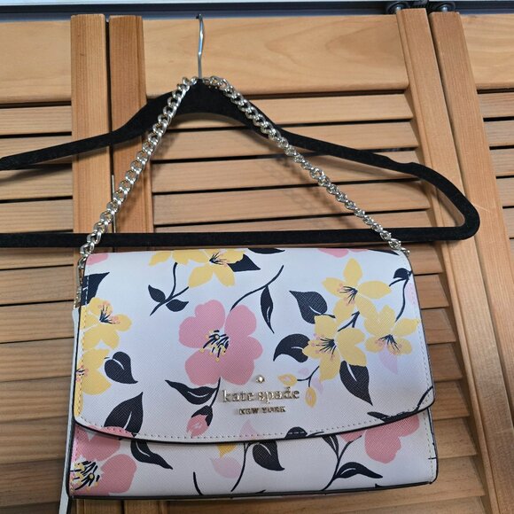 kate spade | Bags | Kate Spade Carson Lily Blooms Convertible Crossbody ...